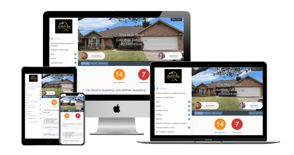 Your Report | GiltFree Home Inspections | Serving Columbus, GA and ...